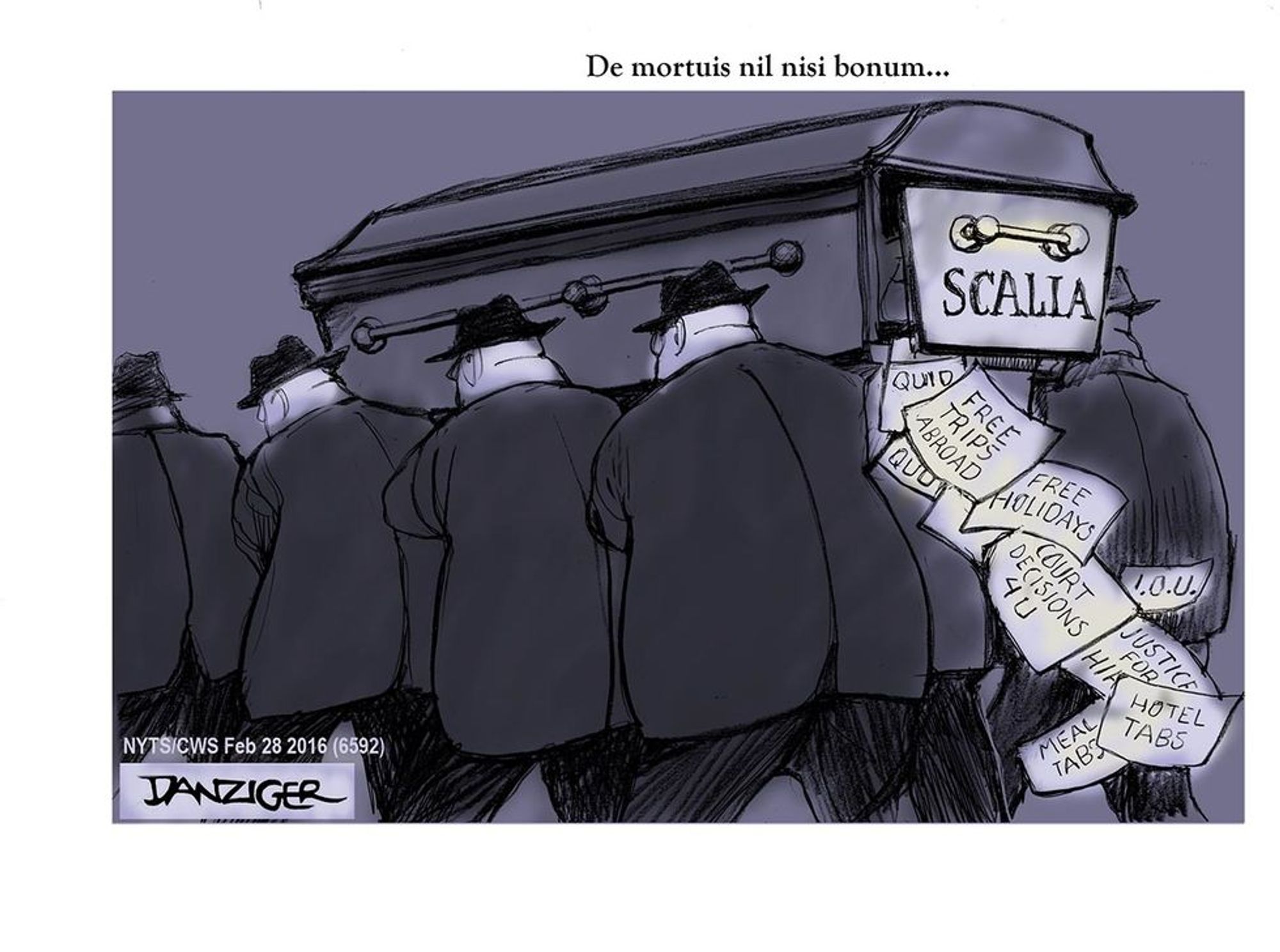 Cartoon: Scalia’s Paper Trail - National Memo