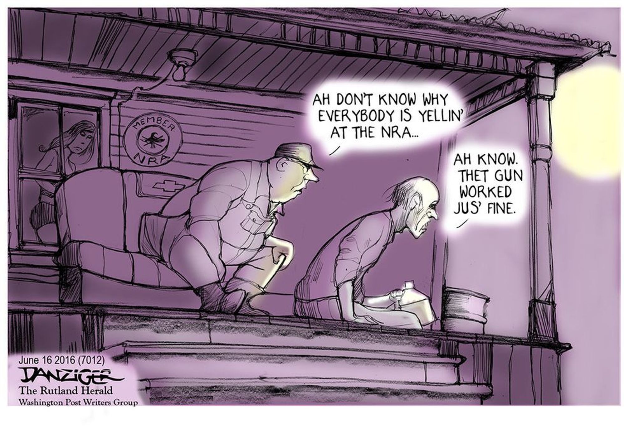 Cartoon: NRA Members - National Memo