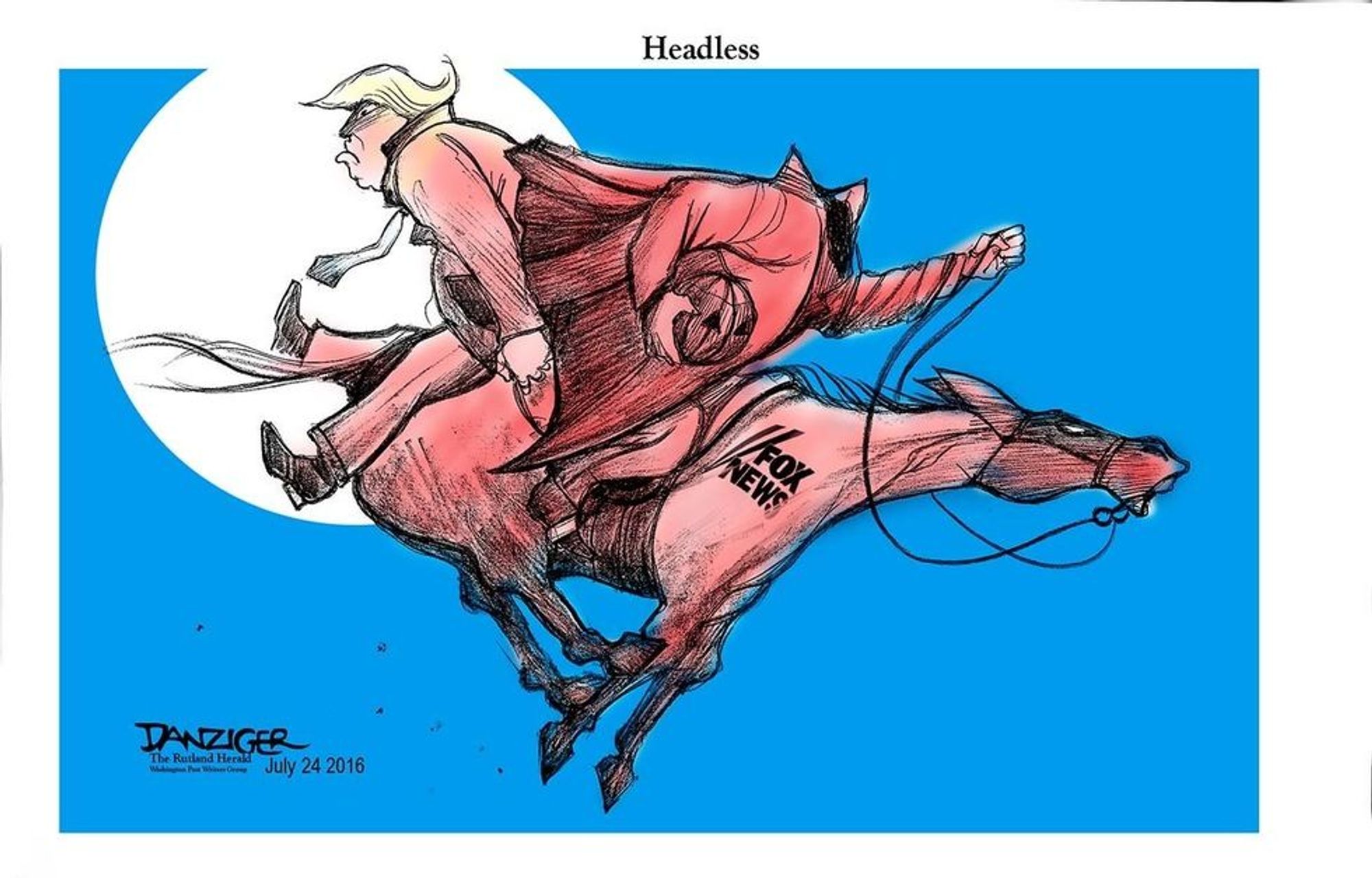 Cartoon: Headless Horseman - National Memo