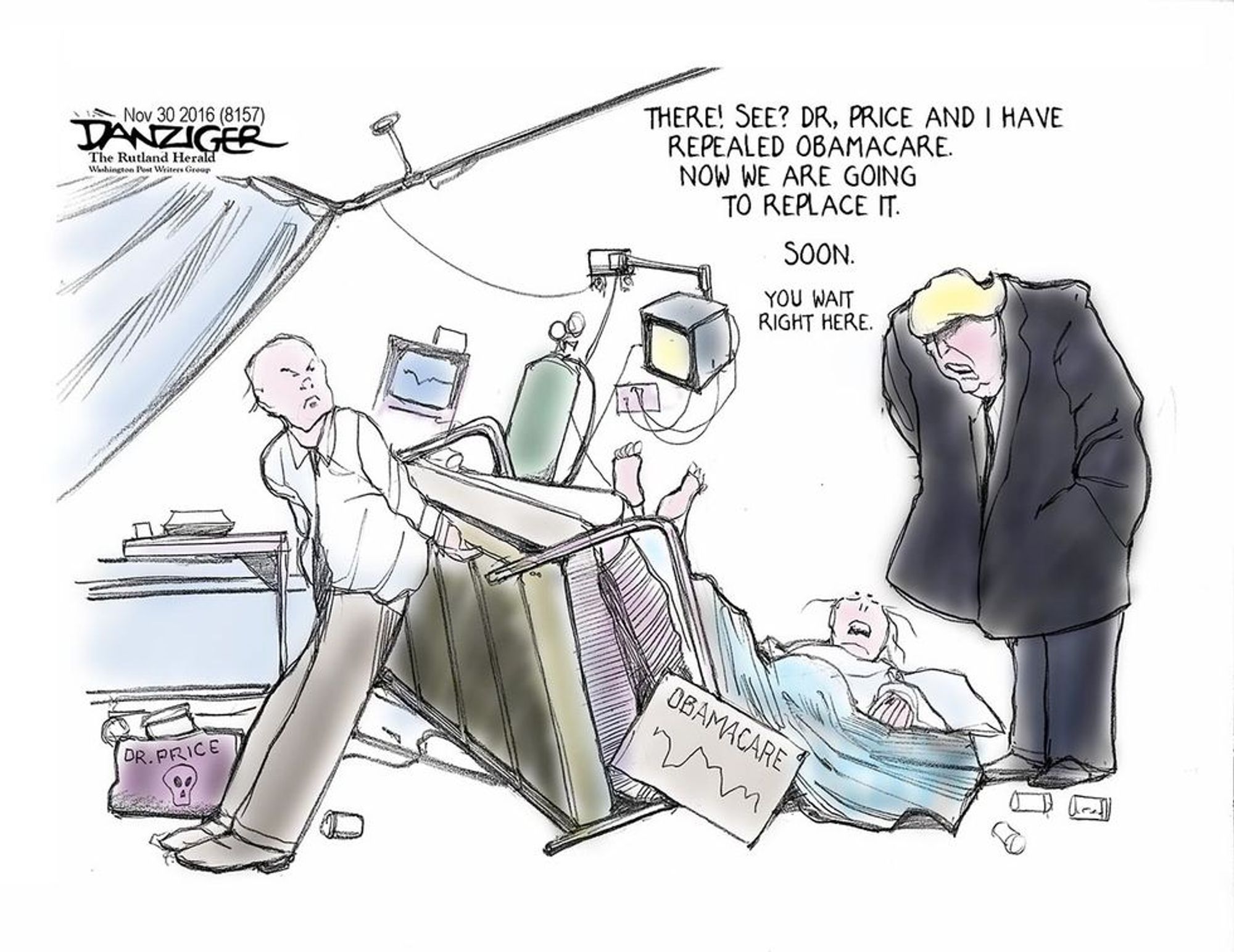 Cartoon: Paging Dr. Price - National Memo